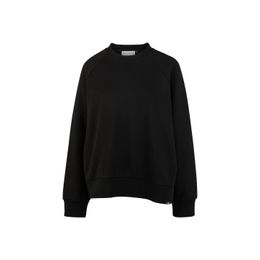 Cleptomanicx Damen Strickpullover "Crewneck Ligull", schwarz, Gr. XL, unifarben, 100% Baumwolle, Pullover, Locker geschnitten