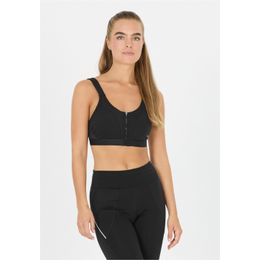 Endurance Damen Sport-BH "Crystale", Gr. XL, schwarz, 75% Polyamid, 25% Elasthan, unifarben, BHs, mit hohem Support