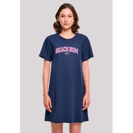 F4NT4STIC Damen T-Shirt "Beach Bum Summer Varsity Retro", blau, Gr. M, Obermaterial: 100% Baumwolle, Shirts, Premium Qualit&auml;t