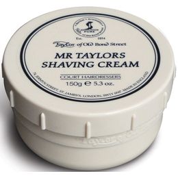 Herren Rasiercreme "Shaving Cream Mr Taylor", 150ml, beige, Taylor of old Bond Street, Rasierschäume, Sahnig-cremige Rasiercreme mit natürlichen