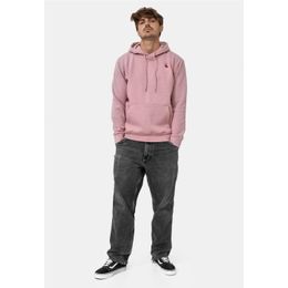 MIKON Herren Kapuzensweatshirt, rosa, Gr. XL, unifarben, 65% Baumwolle, 35% Polyester, Sweatshirts, im zeitlosen Design