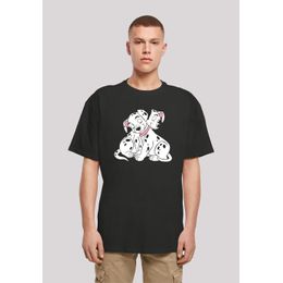 F4NT4STIC Damen T-Shirt "Disney 101 Dalmatiner Puppy Love", schwarz, Gr. XXXL, Obermaterial: 100% Baumwolle, Shirts, Print
