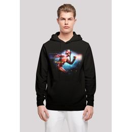 F4NT4STIC Herren Kapuzenpullover "DC Comics The Flash Sparks", schwarz, Gr. L, Obermaterial: 50% Baumwolle, 50% Polyester, Pullover, Print