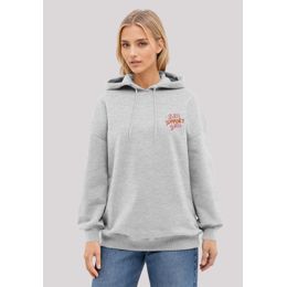 F4NT4STIC Damen Kapuzenpullover "Girls support Girls Stickerei", grau, Gr. XS, Obermaterial: 80% Baumwolle, 20% Polyester, Pullover, Premium Qualit&auml;t