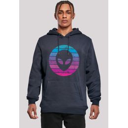 F4NT4STIC Herren Kapuzenpullover "Alien Kopf", blau, Gr. XS, Obermaterial: 65% Baumwolle, 35% Polyester, Pullover, Premium Qualit&auml;t