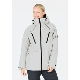 WHISTLER Damen Skijacke "Palmdale", grau, Gr. 44, unifarben, 100% Polyester, Jacken, in wetterfester Qualit&auml;t mit zahlreichen Taschen