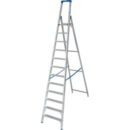 Krause Stehleiter "STABILO", 12 Sprossen, silber, Leitern