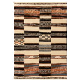 Teppich Gino Falcone, B:80cm H:5mm L:165cm, beige, Kunstfaser, Wohnzimmer, Teppiche, "Outdoor-Africa 41", Flachgewebe, In- und Outdoor geeignet,