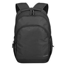 Travelite Damen Laptoprucksack "KICK OFF Rucksack L", schwarz, Polyester, unifarben, Basic, Rucksäcke, Freizeitrucksack Arbeitsrucksack Schulrucksack