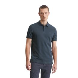 Marc O'Polo MARC O'POLO Herren Poloshirt "aus Organic Cotton-Stretch", blau, Gr. XL, unifarben, Obermaterial: 95% Baumwolle, 5% Elasthan, Shirts