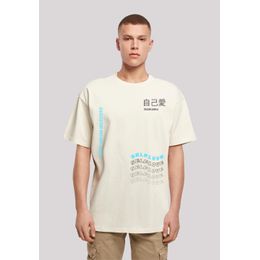 F4NT4STIC Herren T-Shirt "Self Love OVERSIZE TEE", beige, Gr. L, Obermaterial: 100% Baumwolle, Shirts, Print