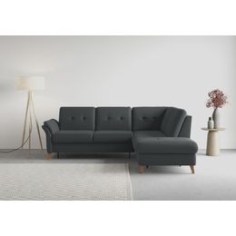 Sit & More Ecksofa SIT & MORE, B:250cm H:90cm T:226cm, grau, Wohnzimmer, Sofas, "Göteborg", inkl. Sitztiefenverstellung, wahlweise mit Bettfunktion & Bettkasten