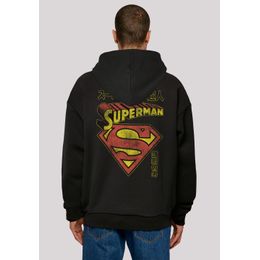F4NT4STIC Herren Kapuzenpullover "DC Comics Superman Japanese", schwarz, Gr. S, Obermaterial: 100% Baumwolle, Pullover, Print