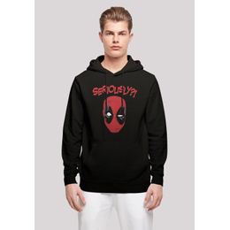 F4NT4STIC Herren Kapuzenpullover "Marvel Deadpool Seriously", schwarz, Gr. XL, Obermaterial: 50% Baumwolle, 50% Polyester, Pullover, Print