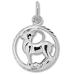 ONE ELEMENT Damen Sternzeichenanh&auml;nger "Sternzeichen Anh&auml;nger aus 925 Silber", Steinbock im Setmit Halskette, Steinbock, Silber 925 (Sterlingsilber),