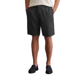 Marc O'Polo MARC O'POLO Herren Shorts "aus reiner Bio-Baumwolle", schwarz, Gr. 30, bedruckt, Obermaterial: 100% Baumwolle, Hosen
