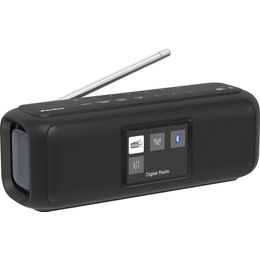 Kärcher KARCHER Digitalradio (DAB+) "DAB Go Bluetooth Lautsprecher", B:19,1cm H:7,2cm T:7cm, schwarz, Radios, Bluetooth-Speaker mit Trageschlaufe, Bluetooth,