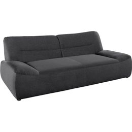 2,5-Sitzer DOMO collection, B:224cm H:81cm T:109cm, grau, Sofas, "Cesena modern, elegant und zeitlos, komfortabel, flache Armlehnen", fester