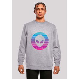 F4NT4STIC Herren Sweatshirt "Alien Kopf", grau, Gr. XXL, Obermaterial: 50% Baumwolle, 50% Polyester, Sweatshirts, Premium Qualit&auml;t