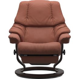 Relaxsessel stressless, B:88cm H:98cm T:77cm, rot, Leder BATICK: BATICK ist ein leicht korrigiertes, durchgefärbtes und genarbtes Möbelleder, bei dem