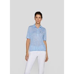 Rabe Damen Print-Shirt "T-Shirt", blau, Gr. 44, 54%Viskose 46%Polyester, Shirts