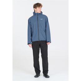 WEATHER REPORT Herren Outdoorjacke "Gust", blau, Gr. XXXL, unifarben, 100% Polyester, Jacken, für wasserfesten Rundum-Schutz