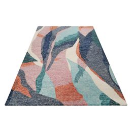 Teppich Esprit, B:140cm H:8mm L:200cm, bunt, Polyester, Wohnzimmer, Teppiche, "Hills, ESP-39871", handgetuftet, modern, abstraktes Design f&uuml;r Wohn-,