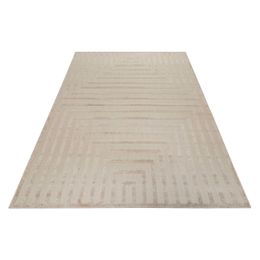 Outdoorteppich Esprit, B:200cm H:6mm L:290cm, beige, Polypropylen (PP), Balkon, Teppiche, "Carolina ESP-54227", mit Hoch-Tief-Effekt, modern, robust,