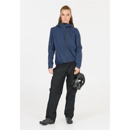 Endurance Damen Regenhose "Seren", schwarz, Gr. 46, unifarben, 100% Polyester, Hosen, mit optimalem Wetterschutz f&uuml;r den Radsport