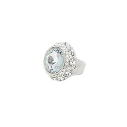 Damen Fingerring "Victoria", Messing, silber, Collezione Alessandro, Messing, Fingerringe