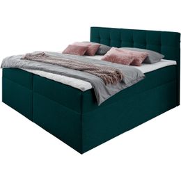 Boxbett Places of Style, B:142cm L:210cm, blau, Komplettbetten