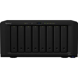 Synology NAS-Server "DiskStation DS1821+", B:34,3cm H:16,6cm T:24,3cm, schwarz, NAS-Server