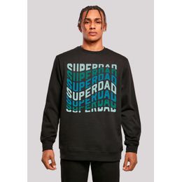 F4NT4STIC Herren Sweatshirt "Super Dad Retro Trend Vatertags Design f&uuml;r Papas", schwarz, Gr. XL, Obermaterial: 50% Baumwolle, 50% Polyester,