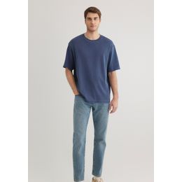 Mavi Damen T-Shirt "SHORT SLEEVE TEE", blau, Gr. S, unifarben, 100% Baumwolle, Shirts, Basic Tee