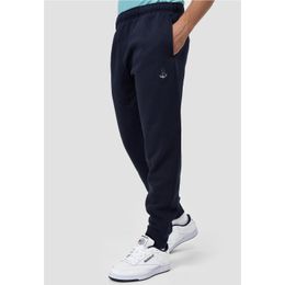 MIKON Herren Sweathose, blau, Gr. L, unifarben, 65% Baumwolle, 35% Polyester, Hosen, im zeitlosen Design