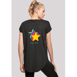 F4NT4STIC Damen T-Shirt "SIlvester Party Happy People Only", schwarz, Gr. XXL, Obermaterial: 100% Baumwolle, Shirts, Print