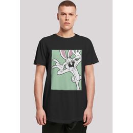 F4NT4STIC Damen T-Shirt "Looney Tunes Bugs Bunny Funny Face", schwarz, Gr. S, Obermaterial: 100% Baumwolle, Shirts, Print