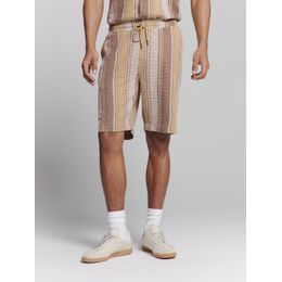 NO EXCESS Herren Chinohose "NO EXCESS Jersey-Shorts", gelb, Gr. XXL, 65% Baumwolle, 35% Polyester, Hosen