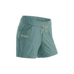 Maier Sports Damen Funktionsshorts "Fortunit Short W", blau, Gr. 36, 100% Polyester, Hosen, Rei&szlig;feste Funktionsshorts in l&auml;ssigem Schnitt