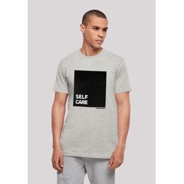 F4NT4STIC Herren T-Shirt "SELF CARE TEE", grau, Gr. XS, Obermaterial: 100% Baumwolle, Shirts, Print