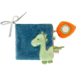 Sterntaler Kinder Greifspielzeug "Spielbuch Dino Rexi", blau, Baumwolle, Polyester, B:13cm H:11,5cm, Greifspielzeug