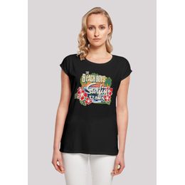 F4NT4STIC Damen T-Shirt "The Beach Boys Musik Band Tropical", schwarz, Gr. S, Obermaterial: 100% Baumwolle, Shirts, Premium Qualit&auml;t
