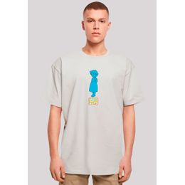 F4NT4STIC Damen T-Shirt "Heidi From The Alps", grau, Gr. L, Obermaterial: 100% Baumwolle, Shirts, Nostalgie, Retro Print, Kinderserie
