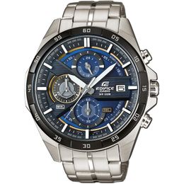 CASIO EDIFICE Damen Chronograph, silber, Armbanduhren, Quarzuhr, Armbanduhr,Herrenuhr, bis 10bar wasserdicht,Edelstahlarmband