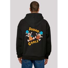 F4NT4STIC Herren Kapuzenpullover "The Flintstones Squad Goals Familie Feuerstein", schwarz, Gr. S, Obermaterial: 100% Baumwolle, Pullover, Print