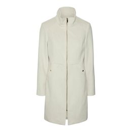 Véro Moda VERO MODA Damen Kurzmantel "VMCLARASIA COAT", beige, Gr. S, meliert, Web, Obermaterial: 85% Polyester, 15% Viskose, Mäntel