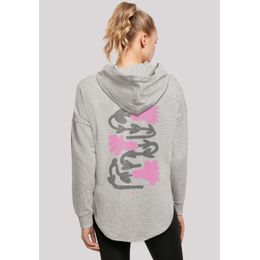 F4NT4STIC Damen Kapuzenpullover "Blumen Muster", grau, Gr. S, Obermaterial: 100% Baumwolle, Pullover, Print