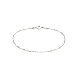 Bruno Banani Damen Armband "Schmuck Geschenk Silber 925 Armschmuck Armkette Panzerkette", 19, Silber 925 (Sterlingsilber), silber, Silber 925