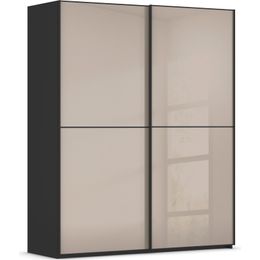 Schwebetürenschrank Rauch, B:181cm H:223cm T:68cm, beige, Holzwerkstoff, Schränke, "Kleiderschrank Schrank Garderobe Schlafzimmerschrank SCALE-DUO",