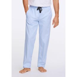 LINDBERGH Herren Schlafhose "LINDBERGH Pyjamas", Gr. S, blau, Obermaterial: 70% Viskose, 30% Baumwolle, Hosen